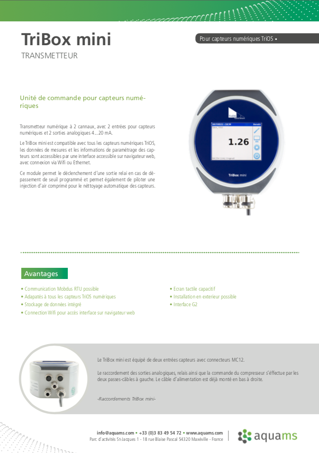 TriBox mini controller - aquams