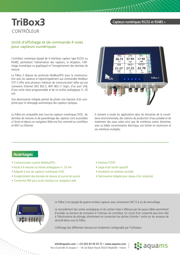 Contrôleur TriBox 3 - aquams